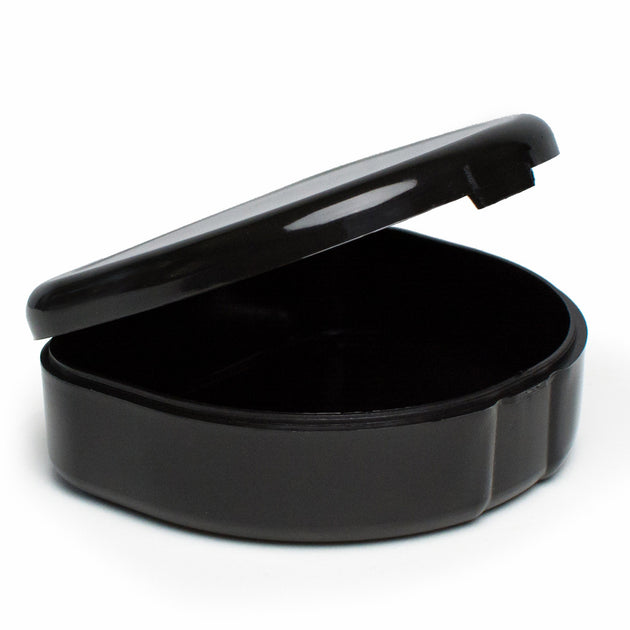 Solid Color Retainer Cases 25/pk (BLACK) | Express Dental Products, Inc.