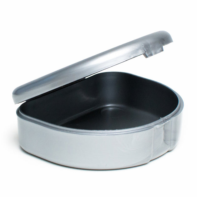 Solid Color Retainer Cases 25/pk (SILVER) | Express Dental Products, Inc.
