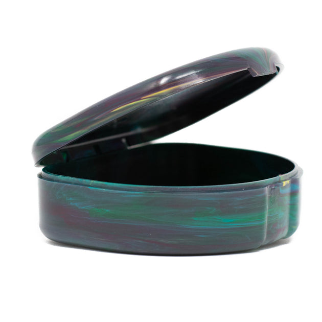 Designer Retainer Cases 25/pk (PEACOCK) | Express Dental Products, Inc.