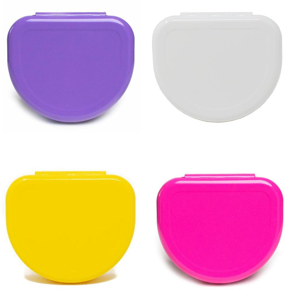 Retainer Case Assortment (SOLID PASTEL) 25/pk | Express Dental Products ...